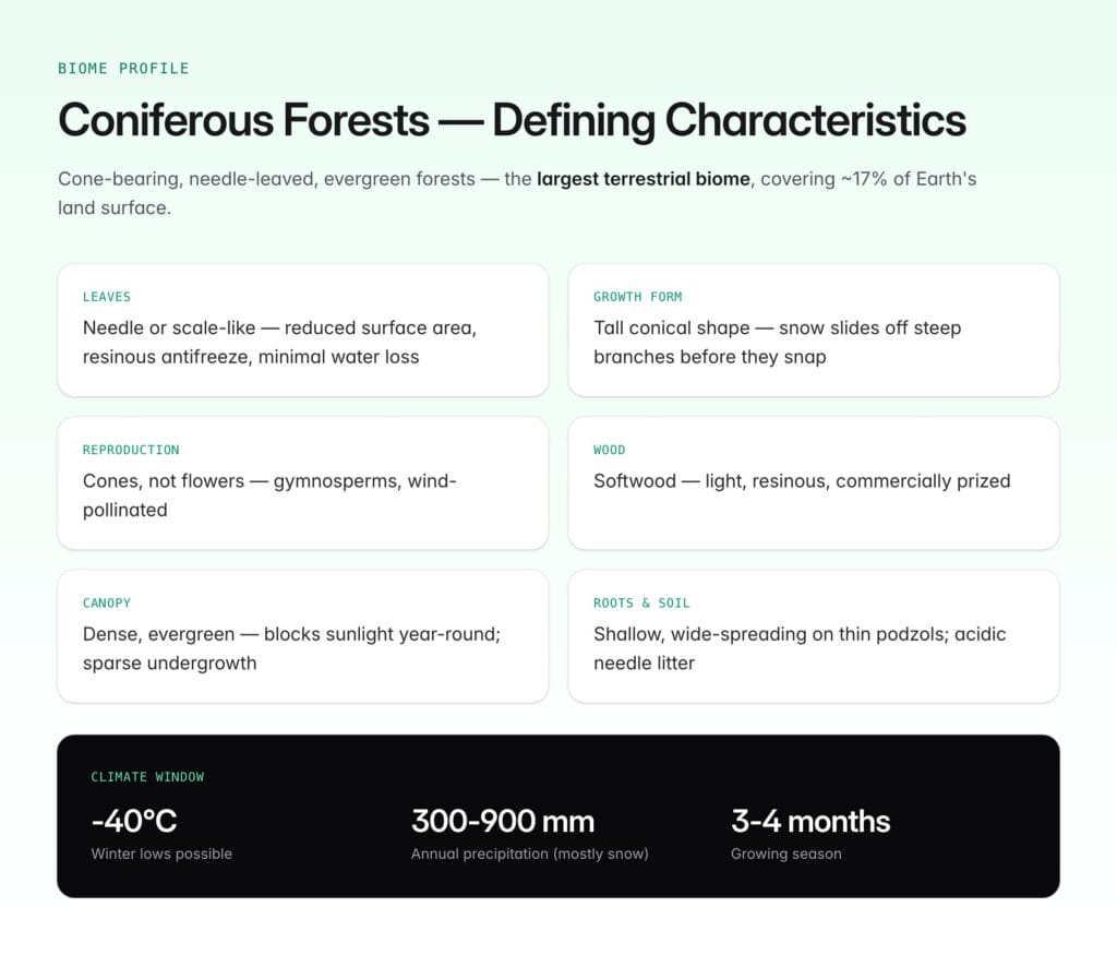 Coniferous Forest — Taiga, Himalayan Belts, Species & Conservation ...