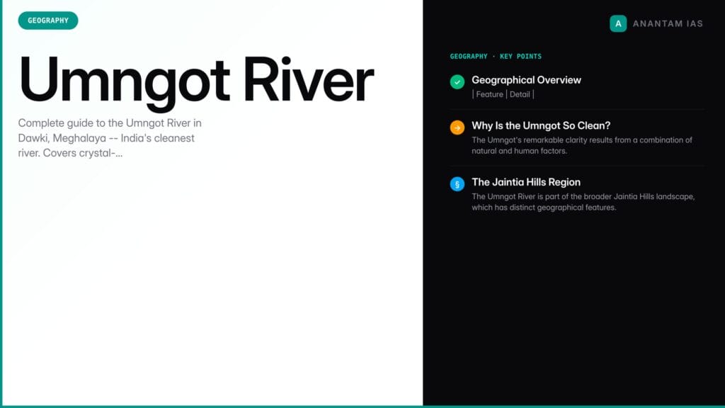 Umngot River: India's Cleanest River in Dawki, Meghalaya - Geography ...